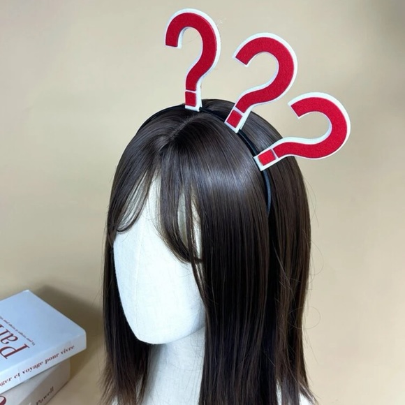 Kathrono | Accessories | Awesome Pop Art Triple Question Mark Headband ...